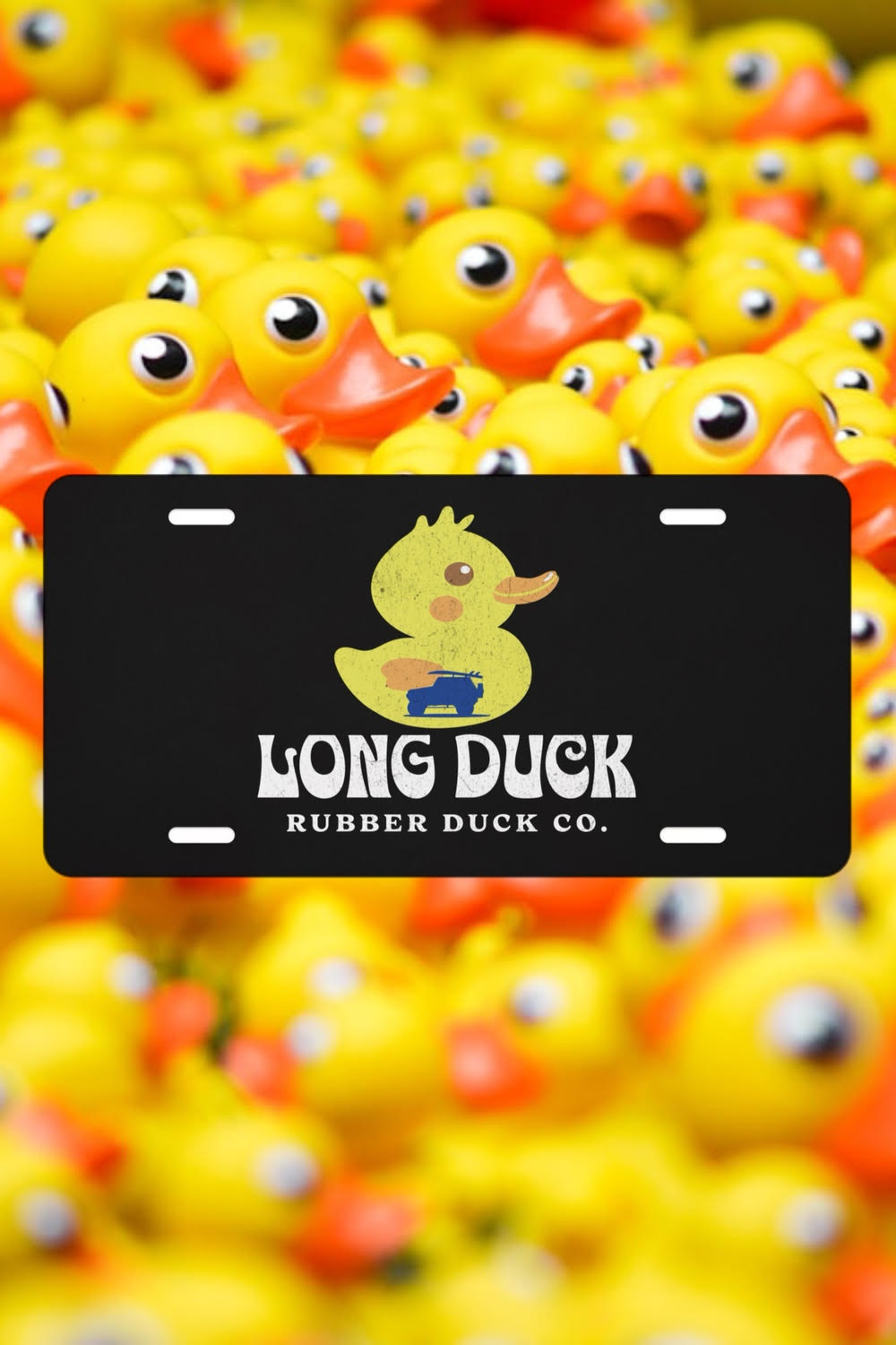 Novelty Vanity Plate — "Long Duck Dong" Jeep Ducking License Plate ...